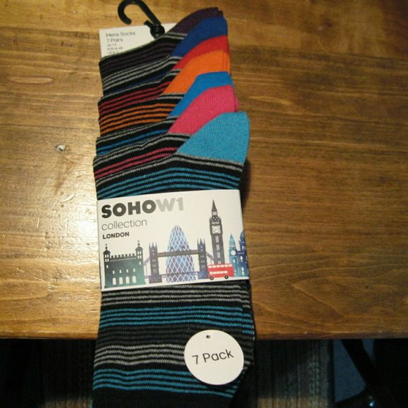 sohow1 | Underwear & Socks | Soho W Collection London Men 7 Pack Multi ...